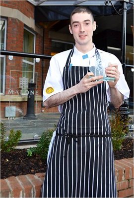 Sous Chef Liam Mooney Wins well Deserved Award | Women in Business NI