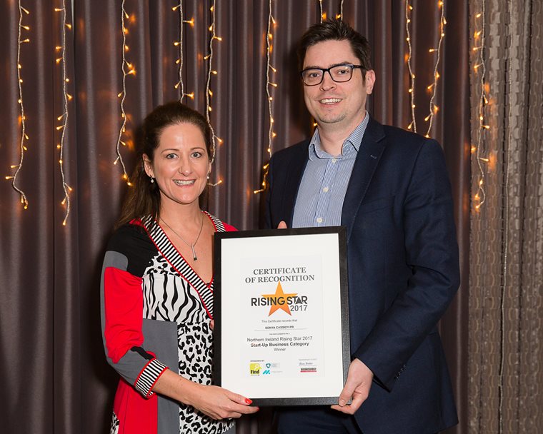 Sonya Cassidy PR wins 'Rising Star' award | Women in Business NI